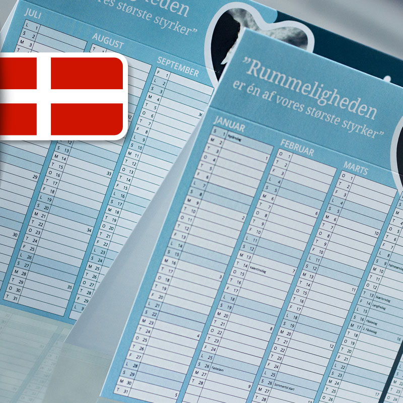Kalendere med Design | Perfekte som Gave eller Reklame